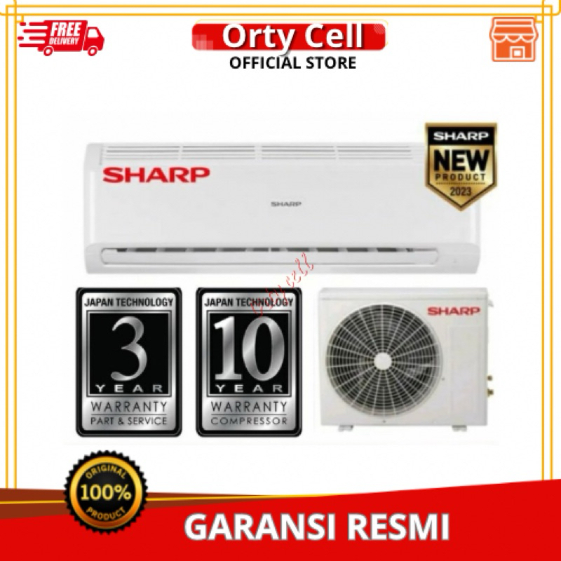 Jual Ac Sharp 1/2 PK BEY low wat garansi resmi | Shopee Indonesia