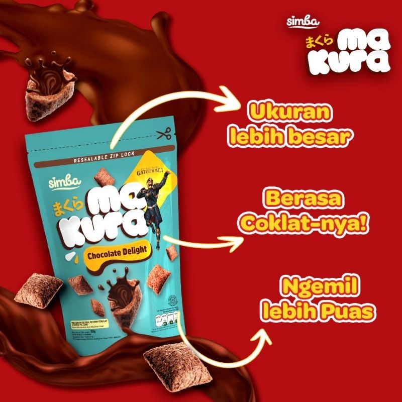Jual SIMBA Makura Chocolate Delight 80Gr | Shopee Indonesia