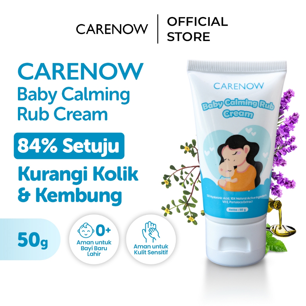 Jual Kidsy Carenow Baby Calming Rub Cream 50g ( Krim Penghangat dan ...