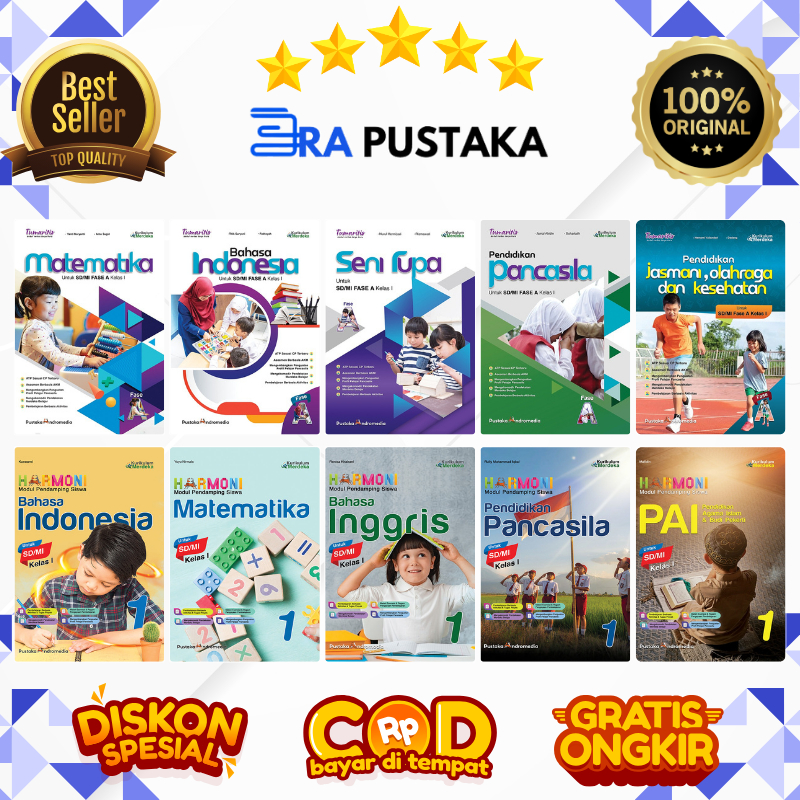 Jual Buku Modul TUMARITIS & HARMONI - Matematika, Bahasa Indonesia ...