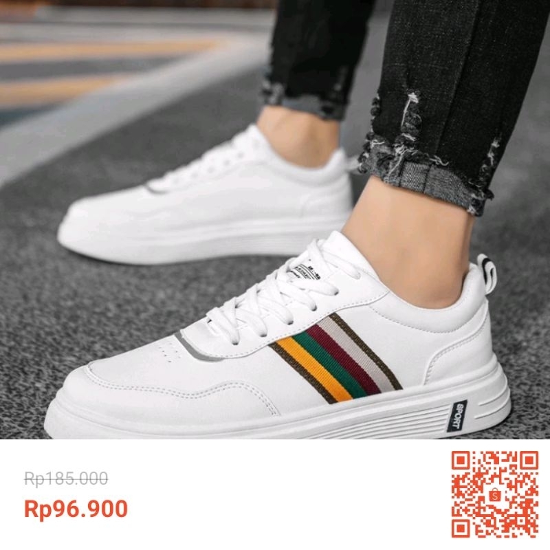 Jual sepatu sneakers pria sepatu cowok model terbaru bahan mest ...