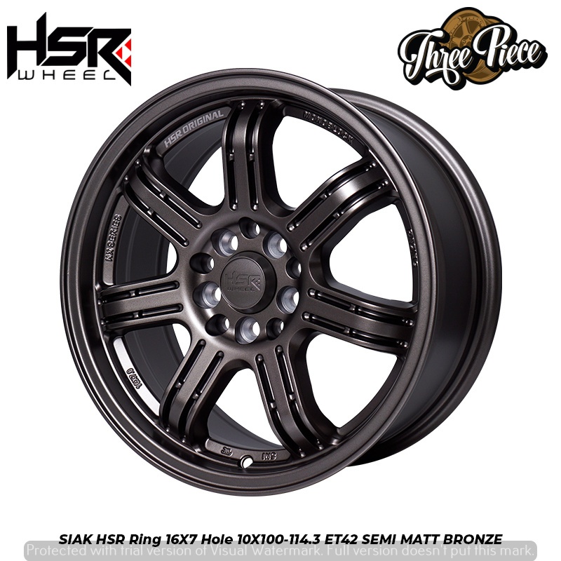 Jual Velg Mobil Racing HSR SIAK R16 untuk Sienta NewXenia Innova ...