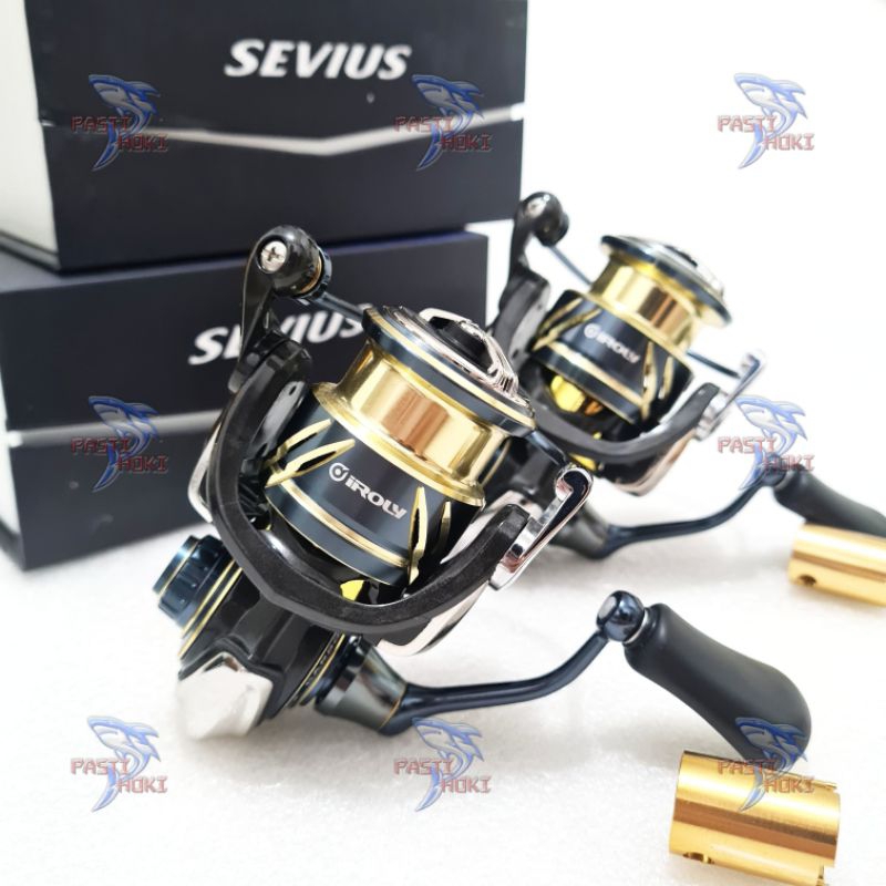 Jual Reel Iroly Sevius 1000HG 2000HG Carbon Body Salt Water Power ...