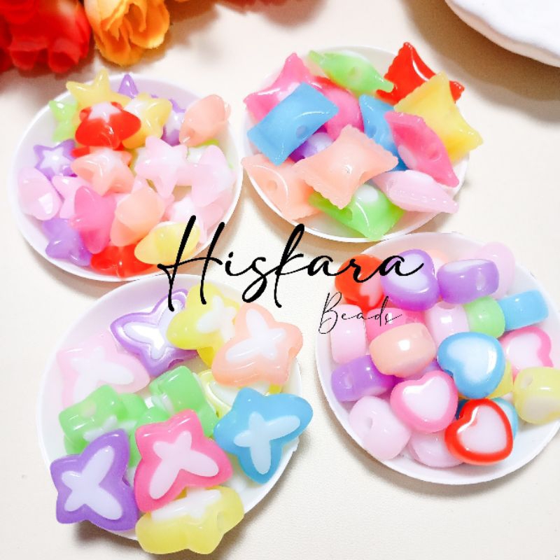 Jual Mote Manik Jelly Isi Love Bintang Kupu Permen (10gr) | Shopee ...
