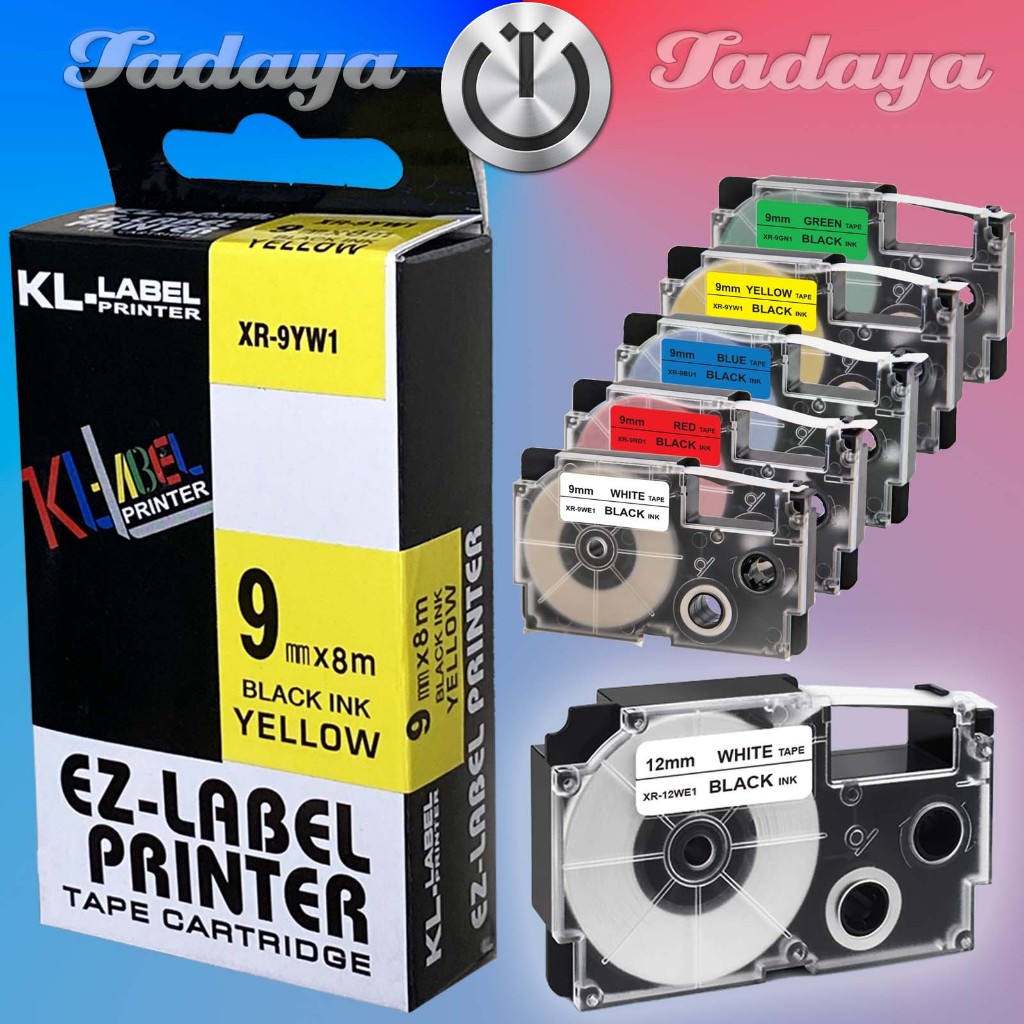 Jual EZ Label Casio tape KL-Label compatible tinta pita cartridge ...