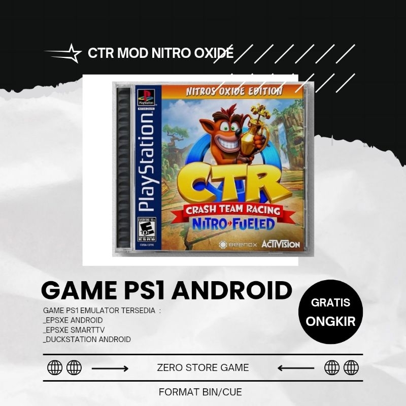 Jual CTR Mod dan Bahasa Indonesia I Game Ps1 Emulator I Bin/Cue I Epsxe ...