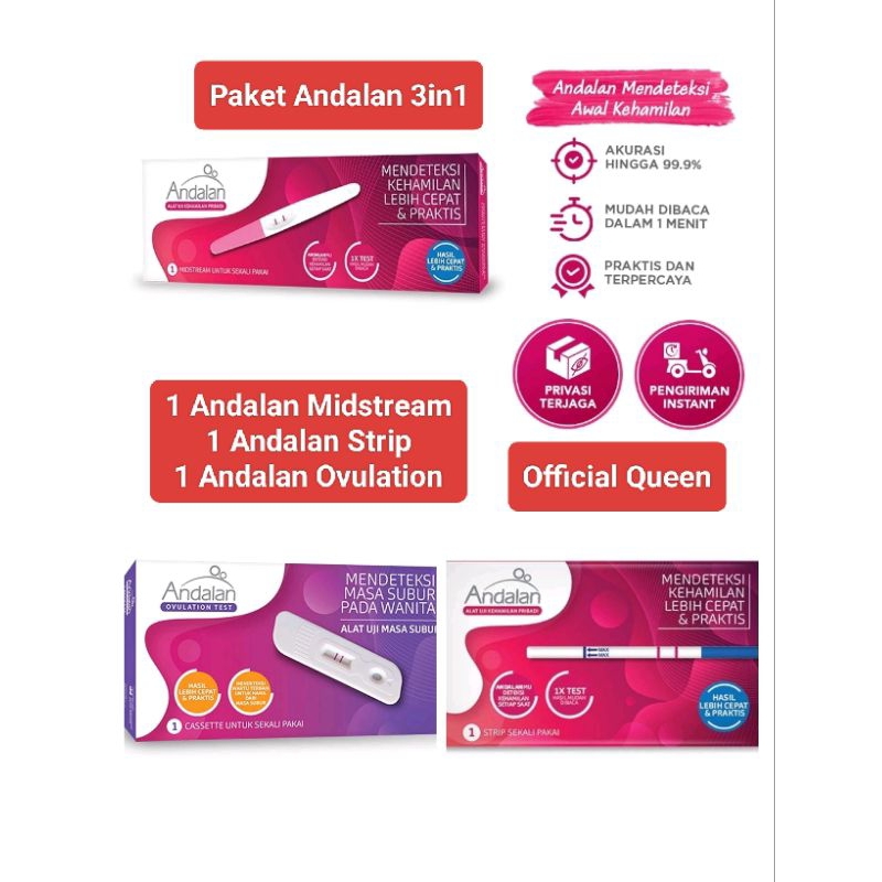 Jual Paket Test Kehamilan dan Kesuburan / Paket Andalan 3in1 Cepat dan ...