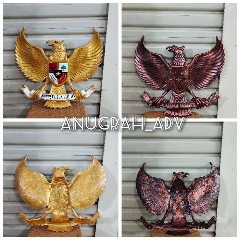 Jual patung garuda pancasila hiasan dinding bahan fiber ukuran 40cm x ...