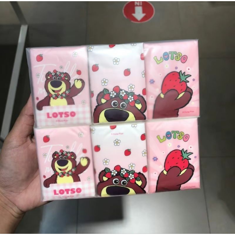 Jual Miniso Lotso Collection Strawberry Scented Facial Tissues We Are ...