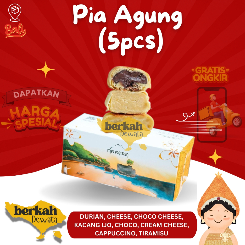 Jual Bakpia Pia Agung Asli Bali Oleh Oleh Khas Bali | Shopee Indonesia