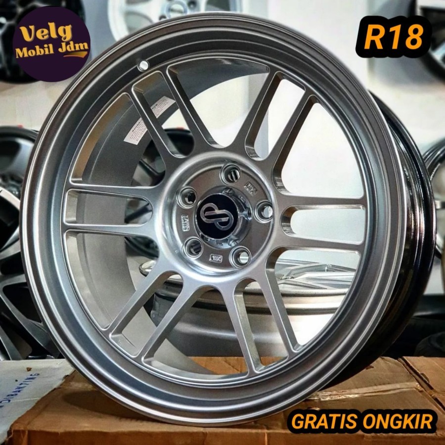 Jual velg racing r18 lebar 9,5 RPT FLOW FORMING ET 28 velg mobil ring 18 venturer zenix wuling ...