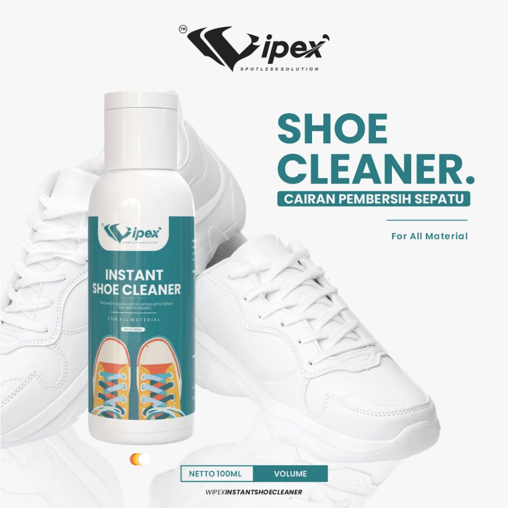Jual Wipex Shoes Cleaner Sabun Cuci Sepatu / Cairan Pembersih Sepatu ...