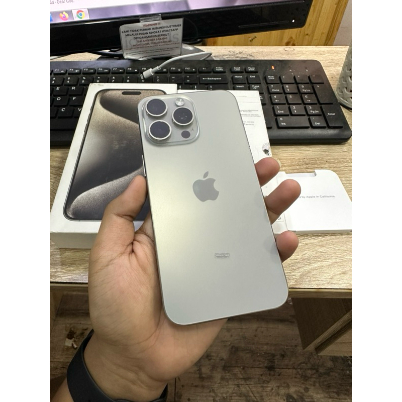 Jual iphone 15 pro max 512gb ibox super likenew | Shopee Indonesia