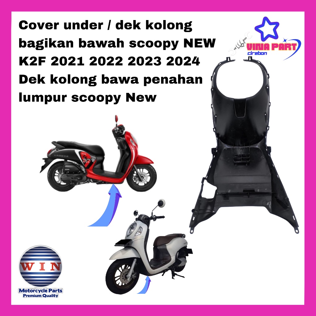 Jual Cover Under Dek Bawah Kolong Tadah Lumpur Honda Scoopy FI ESP New ...