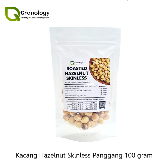Jual Roasted Hazelnut Skinless / Kacang Hazelnut Kupas Kulit Ari Oven ...