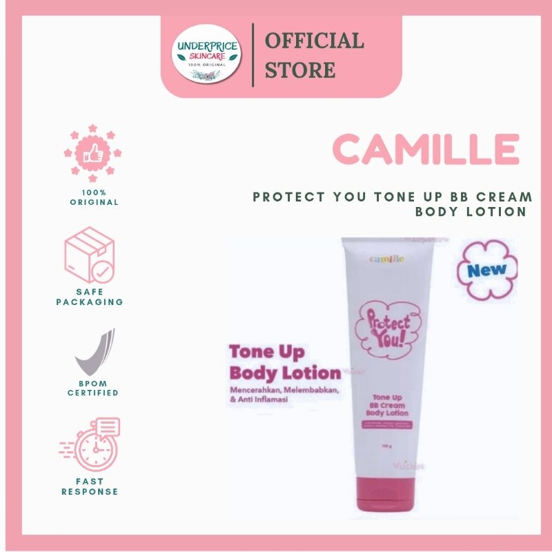 Jual Camille protect you TONE UP BB CREAM BODY LOTION | Shopee Indonesia