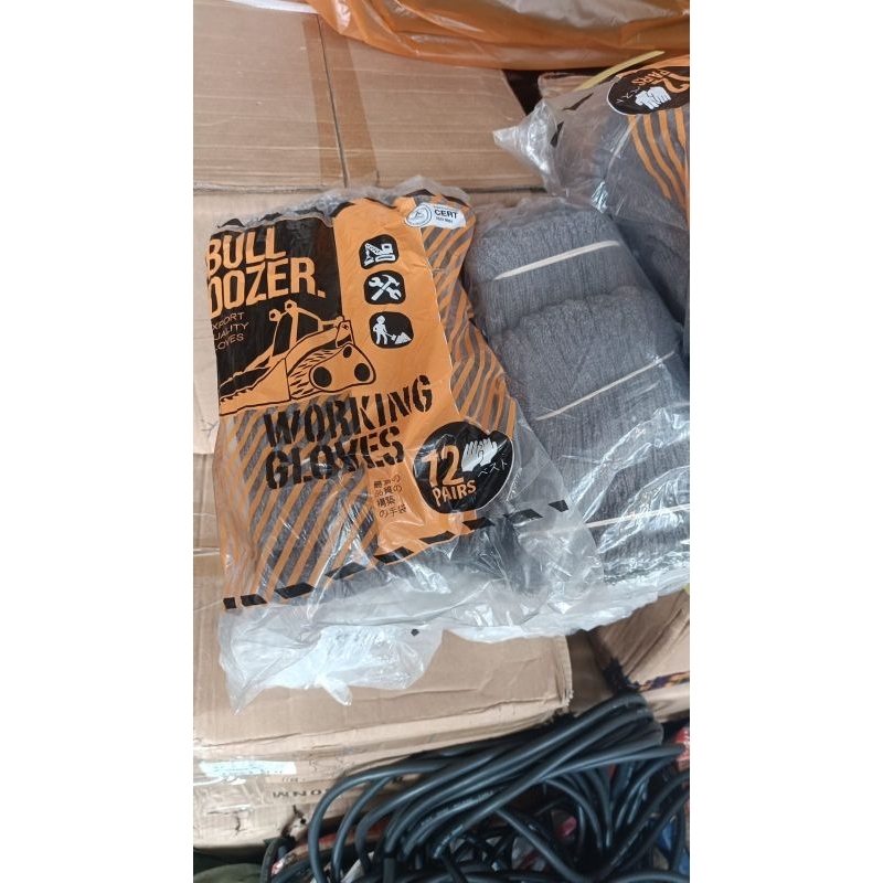 Jual sarung tangan kerja / safety proyek / buldozer lebih tebal 8 ...