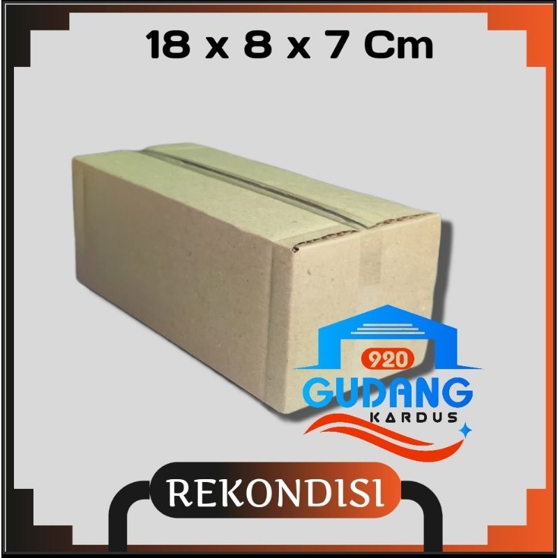 Jual KARDUS PACKING/KARTON/BOX UKURAN 18 x 8 x7 Cm | Shopee Indonesia