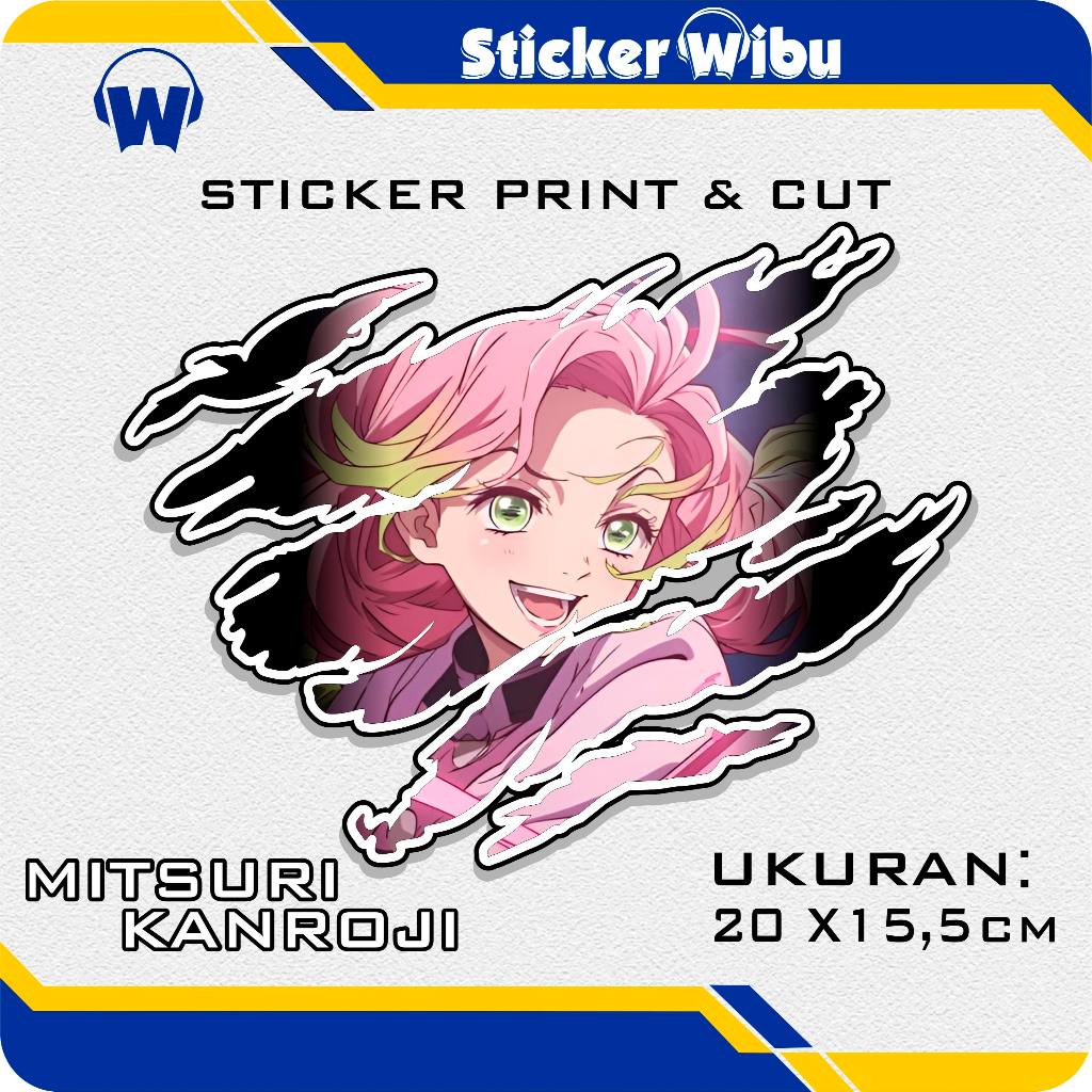 Jual STIKER ANIME / KARAKTER ANIME / KANROJI / KIMETSU NO YAIBA / WAIFU ...