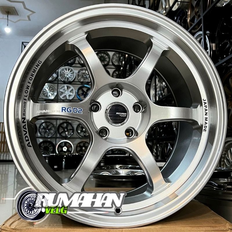 Jual jual velg mobil racing R18 ADVAN RG D2 FLOW FORMING LEBAR 9,5 velg mobil ring 18 velg ...