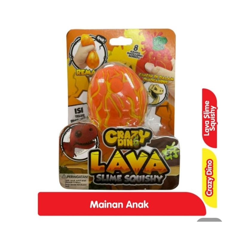 Jual Deno Crazy Dino Lava Slime Squishy Mainan Anak | Shopee Indonesia