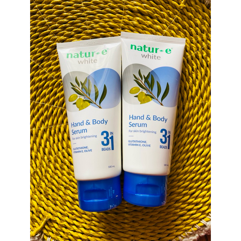 Jual NATUR - E WHITE HAND & BODY SERUM | Shopee Indonesia