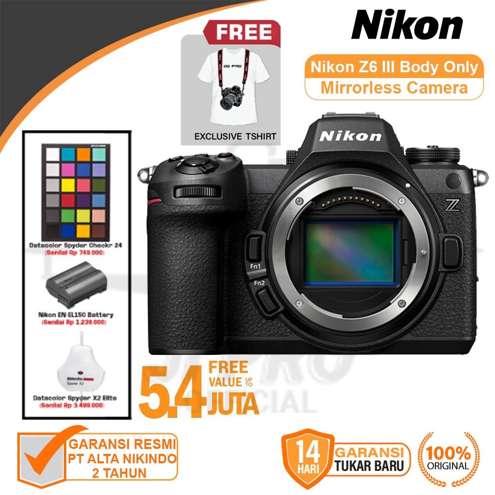 Jual Nikon Z6 III Body Only Mirrorless Camera Nikon Z6III Nikon Z 6 Mark III Garansi Resmi ...
