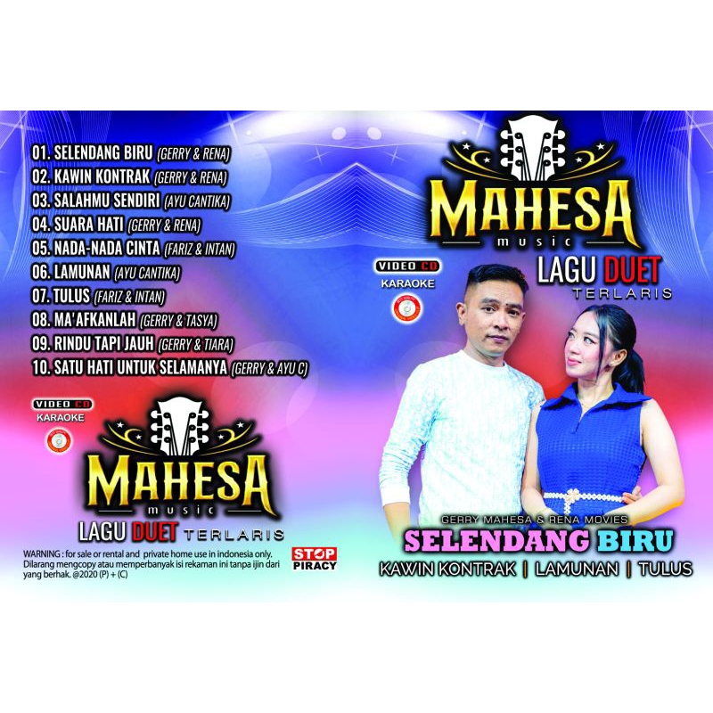 Jual KASET VCD DVD KARAOKE MAHESA SELENDANG BIRU/DAFABISNIS | Shopee Indonesia