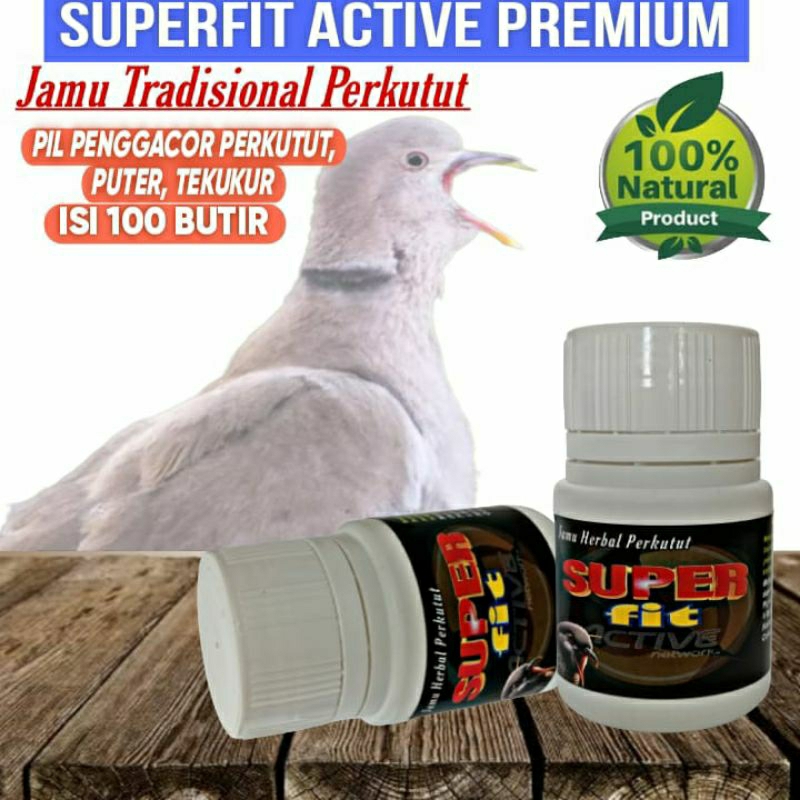 Jual JAMU PENGGACOR PERKUTUT SUPERVIT PREMIUM ISI 100 BUTIR pil apbn ...