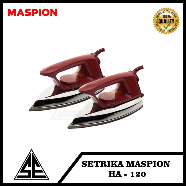 Jual SETRIKA MERK MASPION TIPE HA-120 | Shopee Indonesia
