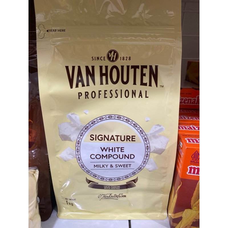 Jual van houten coin white 1kg | Shopee Indonesia