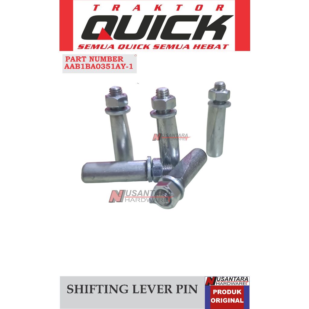Jual shifting lever traktor quick,pin tuas penggeser traktor,pin traktor, spare part traktor ...