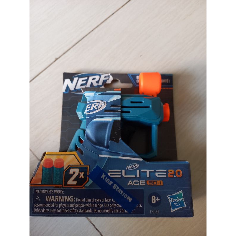 Jual nerf elite 2 ace Sd 1 original new hasbro pistol mainan | Shopee Indonesia