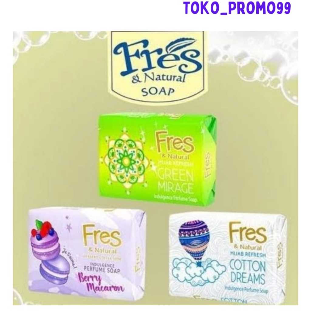 Jual SABUN MANDI BATANG FRES & NATURAL SABUN BAR SOAP 72GR (Varian ...