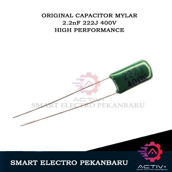 Jual ORIGINAL MYLAR 2.2nF 222J 400V 2.2nf CAPACITOR KAPASITOR 400Volt 2 ...