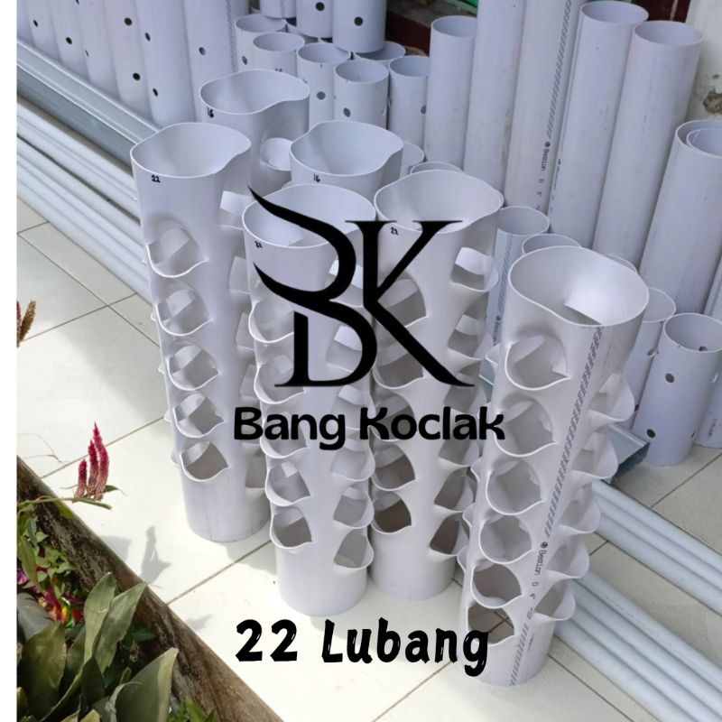 Jual GROWING POT TOWER, pot bunga pot sayuran, pot hidroponik, pot ...