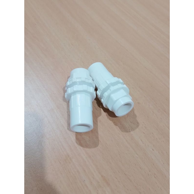 Jual LS, Back Nut Onion / Fitting Vault Ring Pipa Pipe U - Pvc, White ...