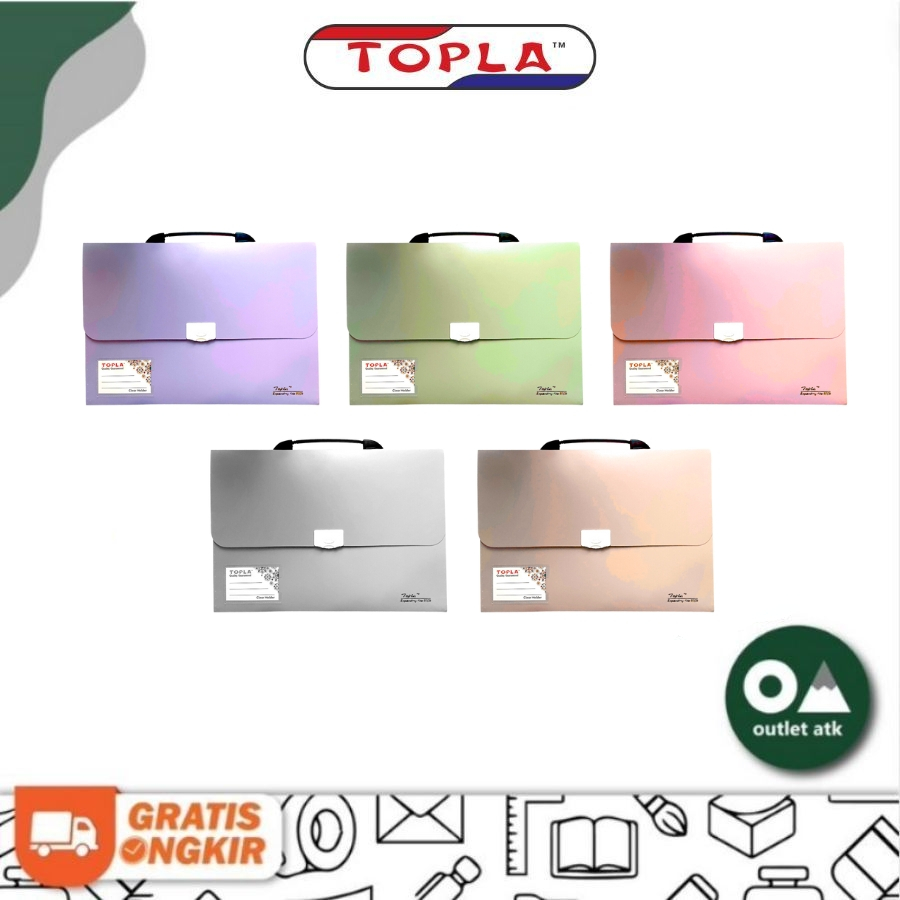 Jual Topla Expanding File Folio 13 Pockets with handle - Map Harmonika ...