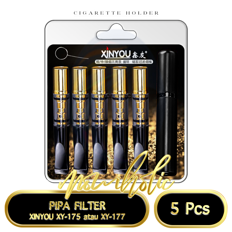Jual XINYOU XY-175 Pipa Filter Penyaring Nikotin Pipa Holder Piparokok ...