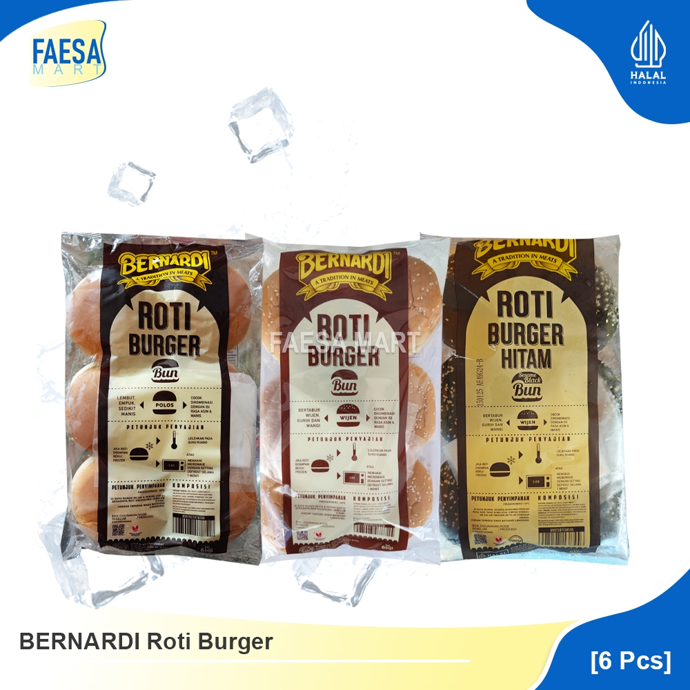 Jual BERNARDI Roti Burger (6 Pcs) | Shopee Indonesia