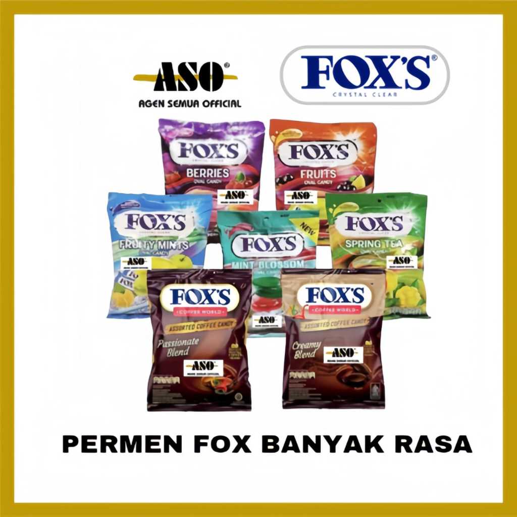 Jual Permen FOXS oval Crystal Clear Banyak Rasa 125gr PROMO ... Jual Permen FOXS oval Crystal Clear Banyak Rasa 125gr PROMO ...