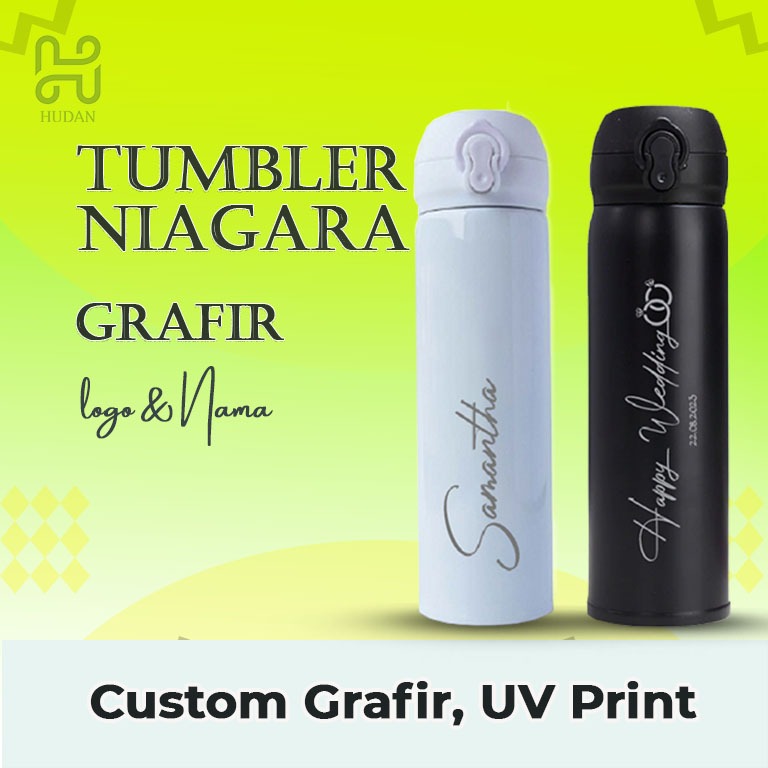 Jual Tumbler Stainless Air Panas Dingin Niagara Custom Grafir Print UV ...
