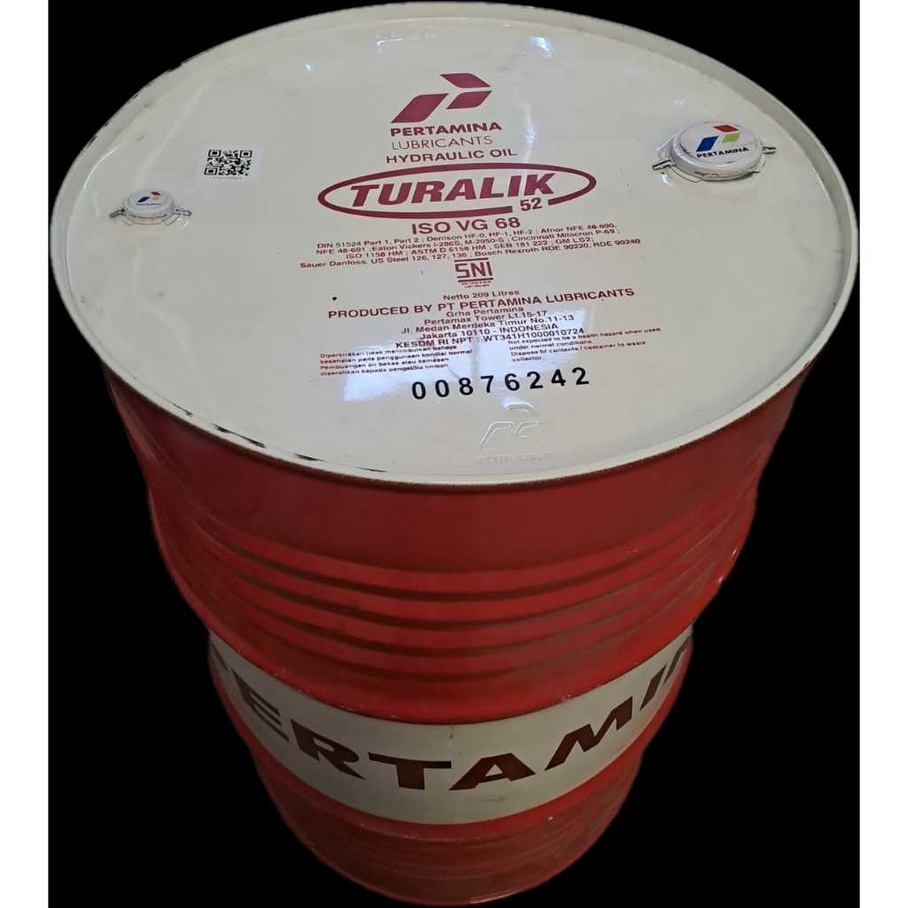 Jual OLI DRUM PERTAMINA TURALIK 52 209 LITER BARANG DI JAMIN ORI 100% ...