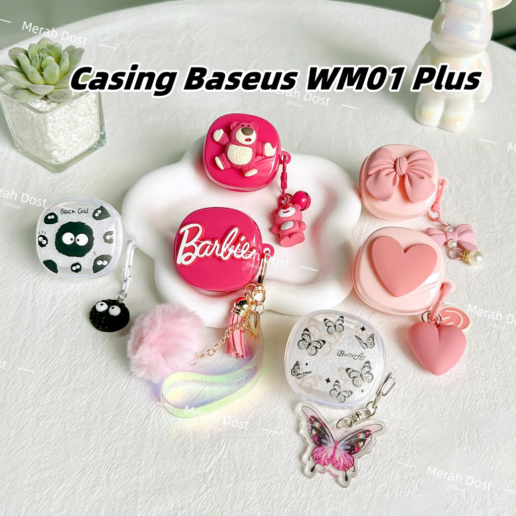 Jual Casing Baseus WM01 Plus Pelindung Earphone Baseus Motif Lovely dan ...