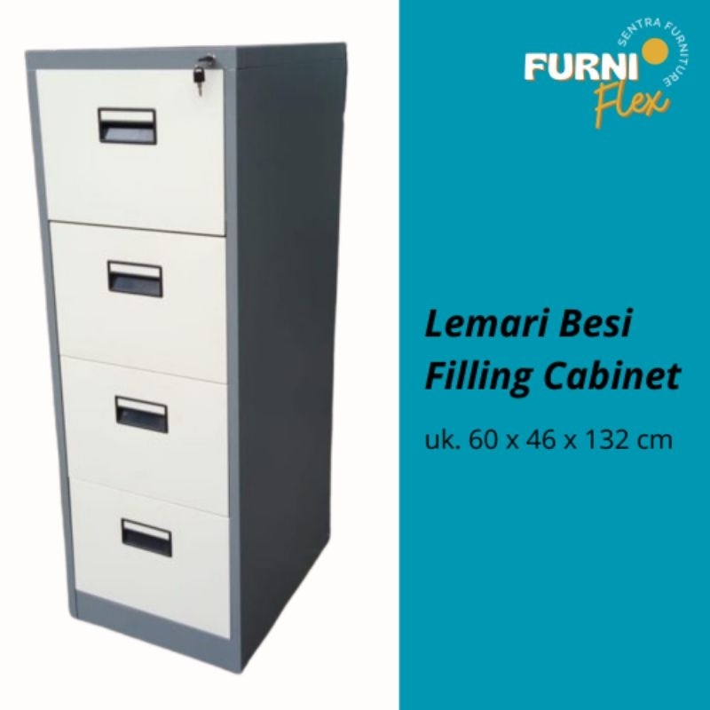 Jual Filling Cabinet Besi 4 Laci | Kabinet Lemari Filing Berkas ...