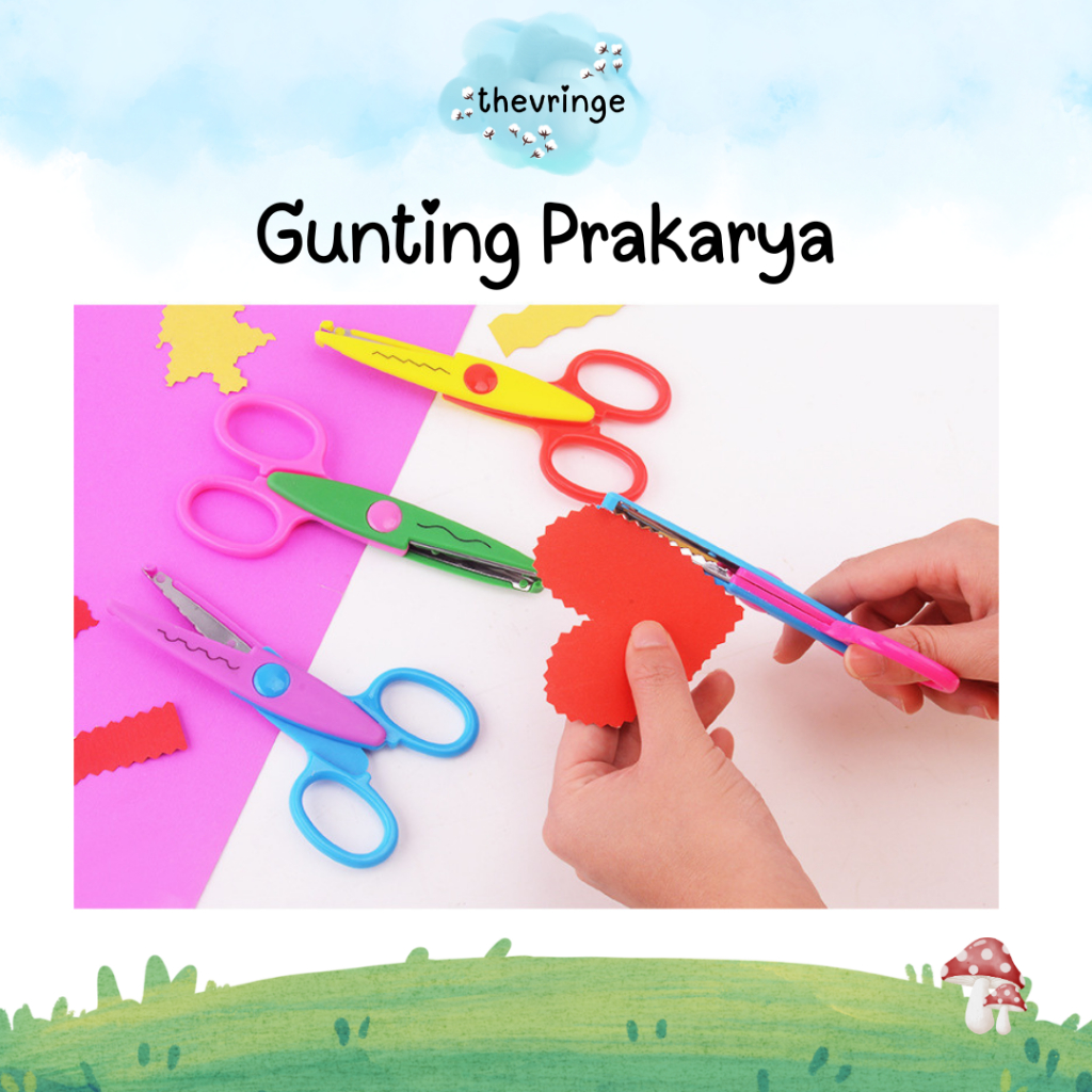 Jual Gunting Prakarya Art Craft Scissors gunting craft gunting zigzag ...