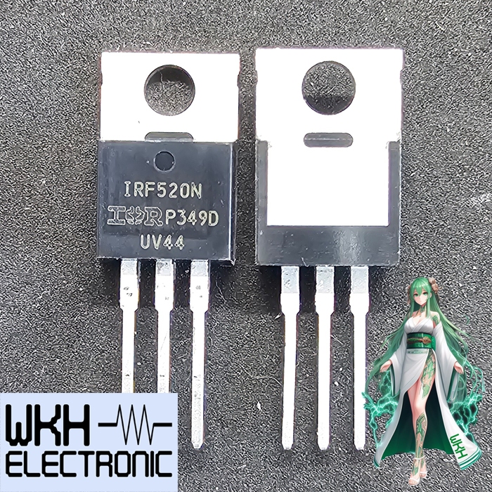Jual ORIGINAL IRF520N IRF520 IRF 520 IRF 520 N MOSFET TO220 Transistor | Shopee Indonesia
