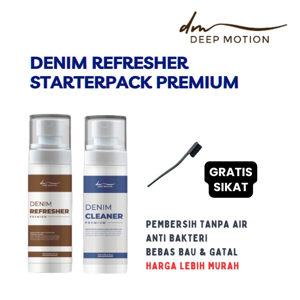 Jual Refresher Denim Starter Pack Premium Anti Bakteri Bau & Gatal ...