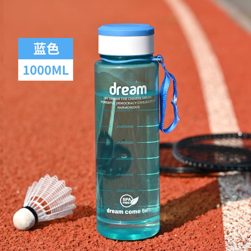 Jual Botol Minum Bening Portable Botol Minum Dream Transparant 1 Liter ...