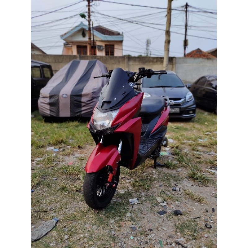 Jual Motor Listrik Volta 401 Repaint stang fatbar visor/windshield pcx ...
